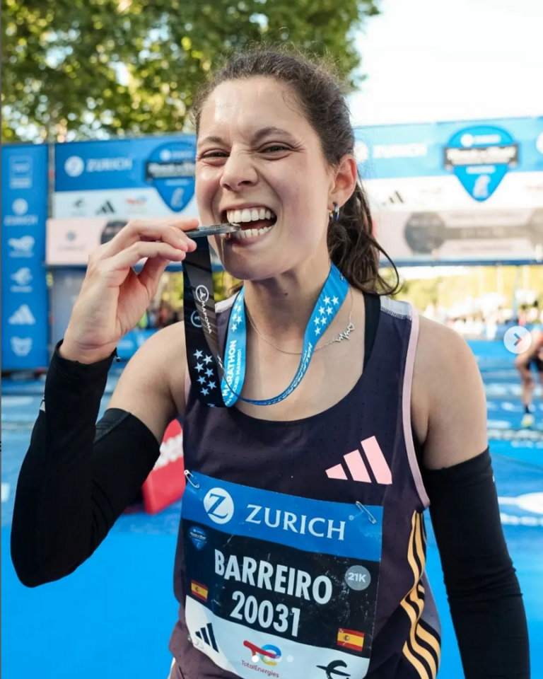 Águeda Marqués hace historia con su triplete en la Maratón de Madrid ...