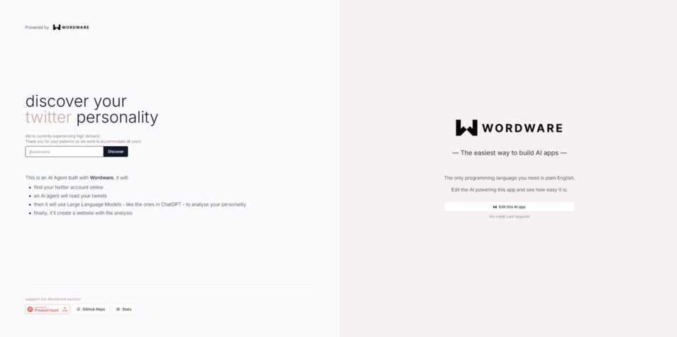 Así es Wordware, la nueva IA viral que usa tu cuenta de Twitter para insultarte - Artículo 14