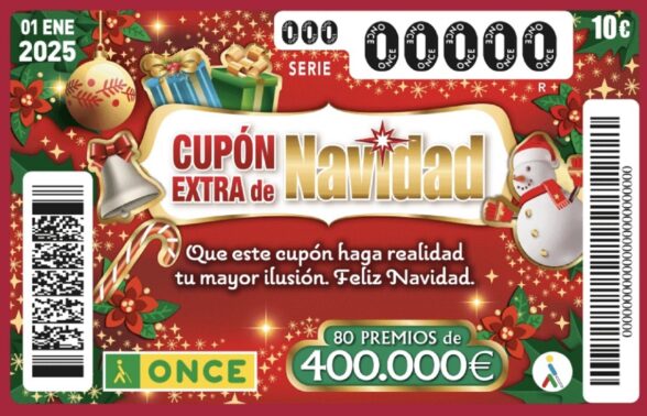 Cupón Extra de Navidad de la ONCE 2025: el sorteo que reparte 51 ...