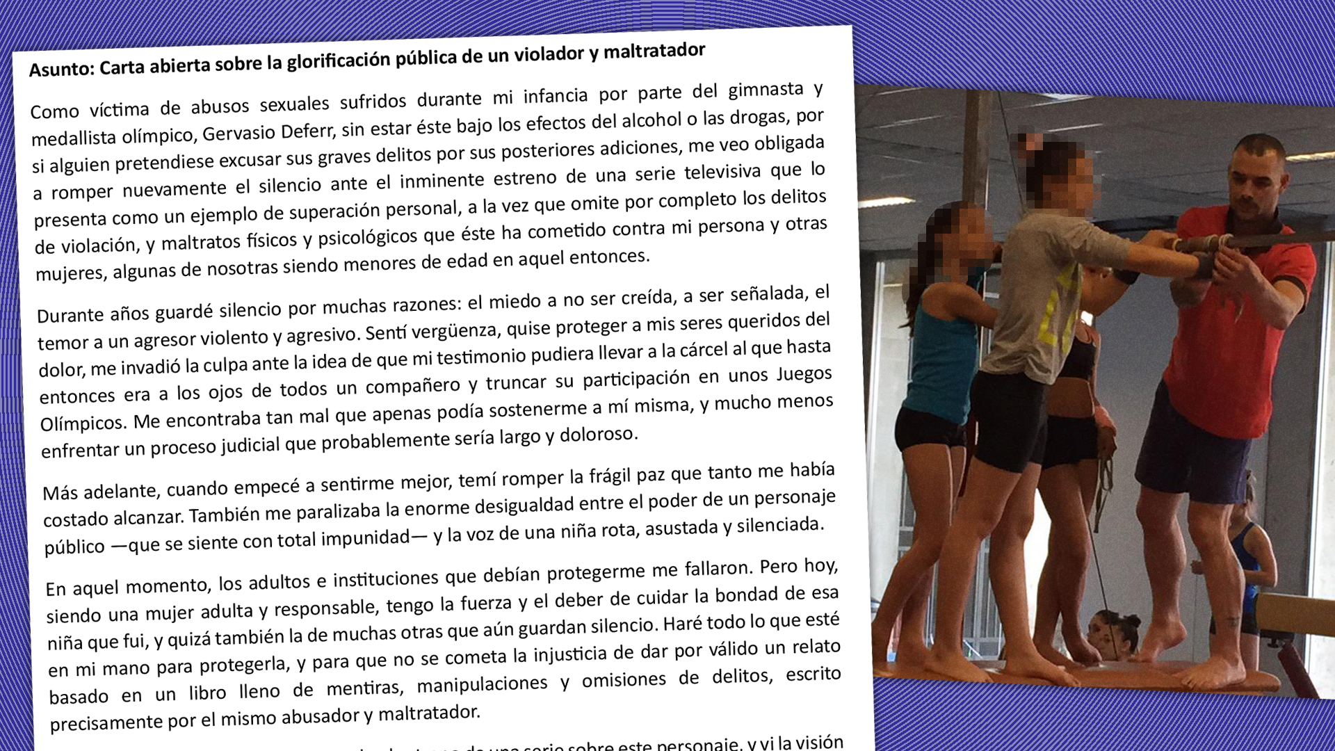 Gervasio Deferr, cuando aplauden a tu abusador y le hacen una serie ...